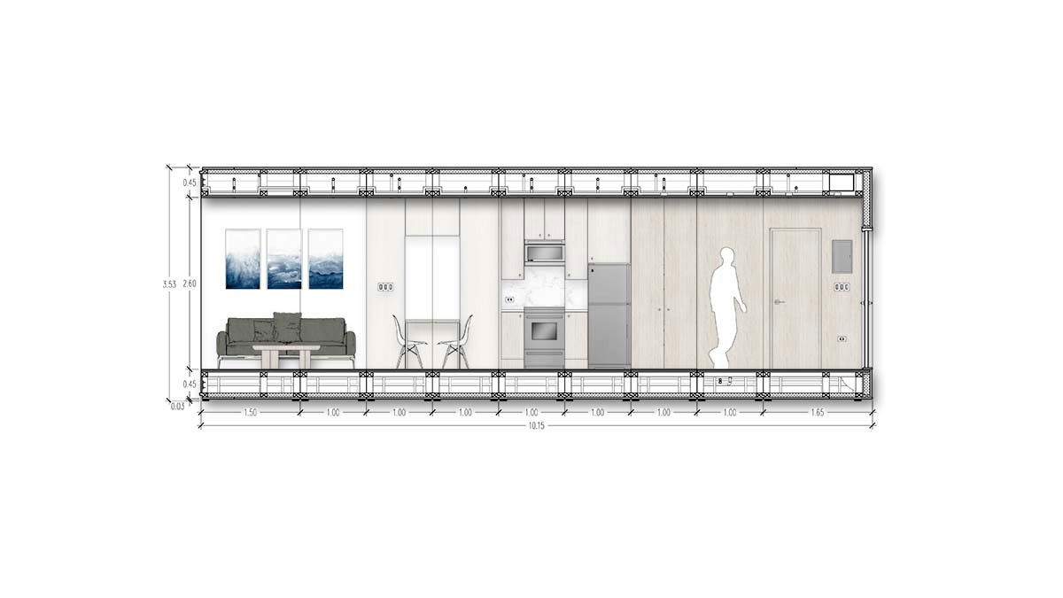 1st Prize Winner: Urban Residential Pods | Kingspan Group